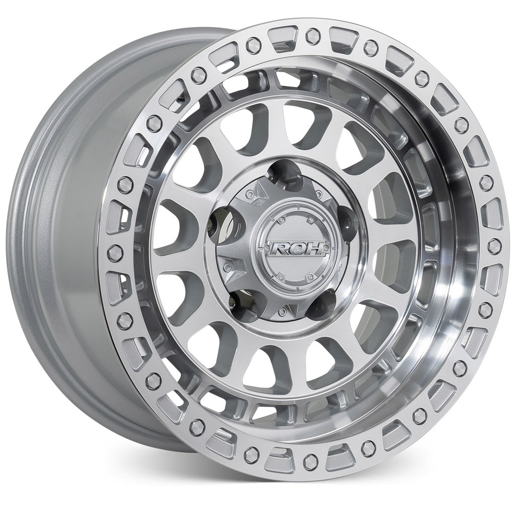 ROH ALLOY ASSAULT - SILVER WITH MACHINED FINISH 17x9 / 6x139.7 / +12 O ...