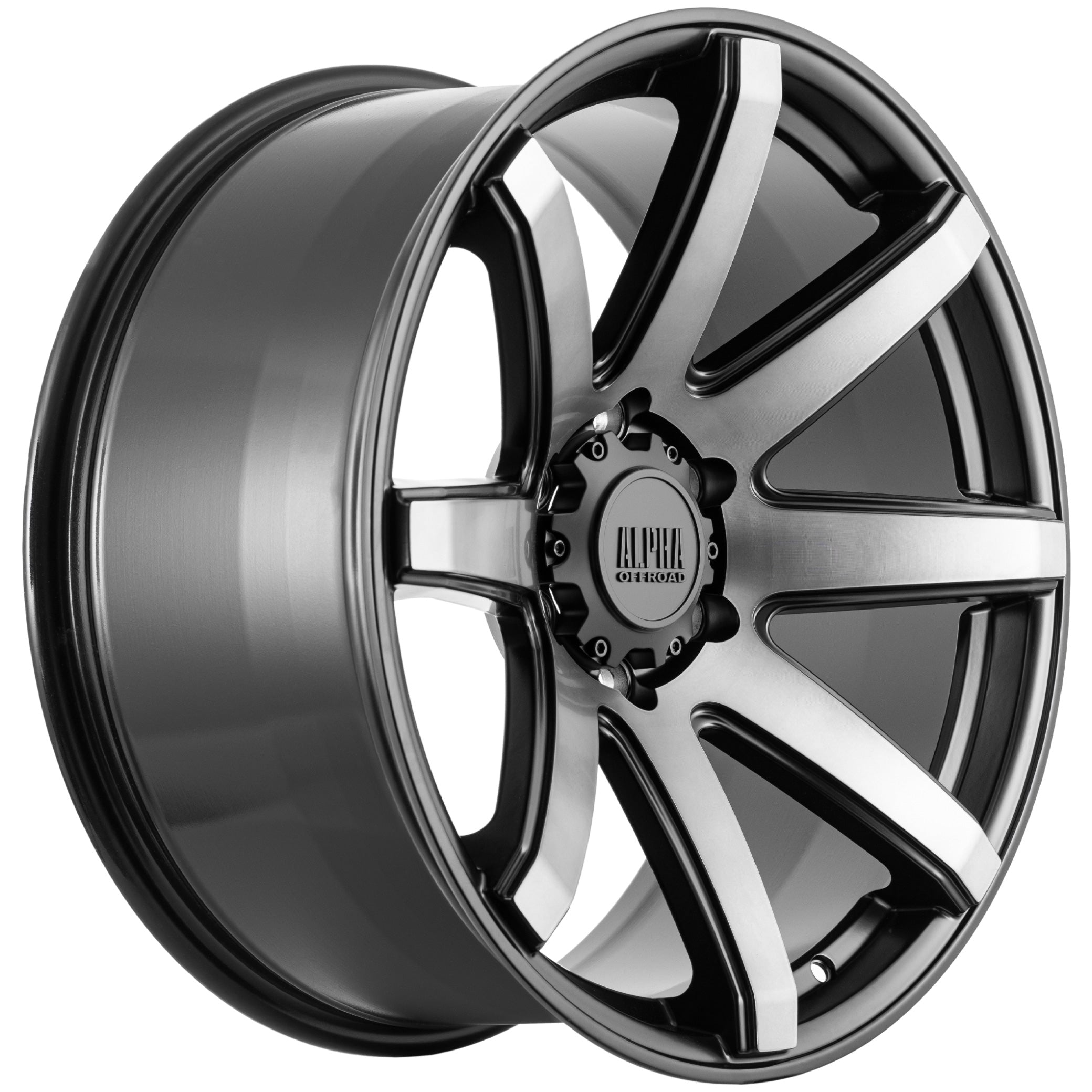 ALPHA NOMAD - MATT BLACK DARK GREY TINT (20 +10 6139) – Nucleus Custom ...