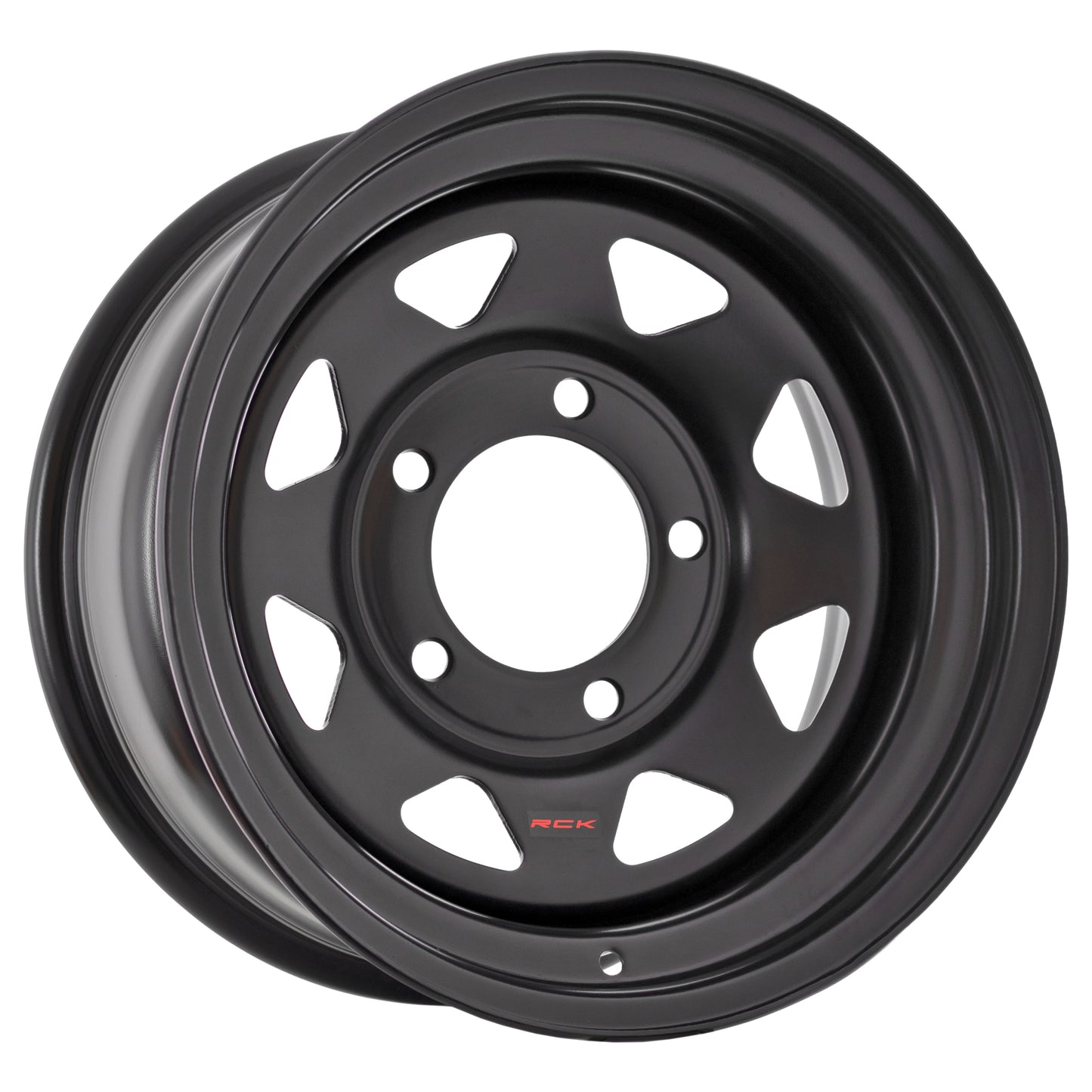 RCK STEEL WHEEL - 8 SPOKE MATT BLACK – Nucleus Custom Ute's and SUV's